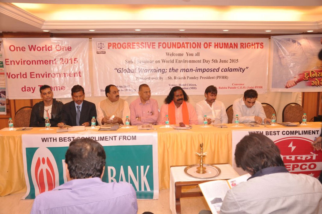 World Environment Day 2015 - Progressive Foundation of Human Rights (PFHR)